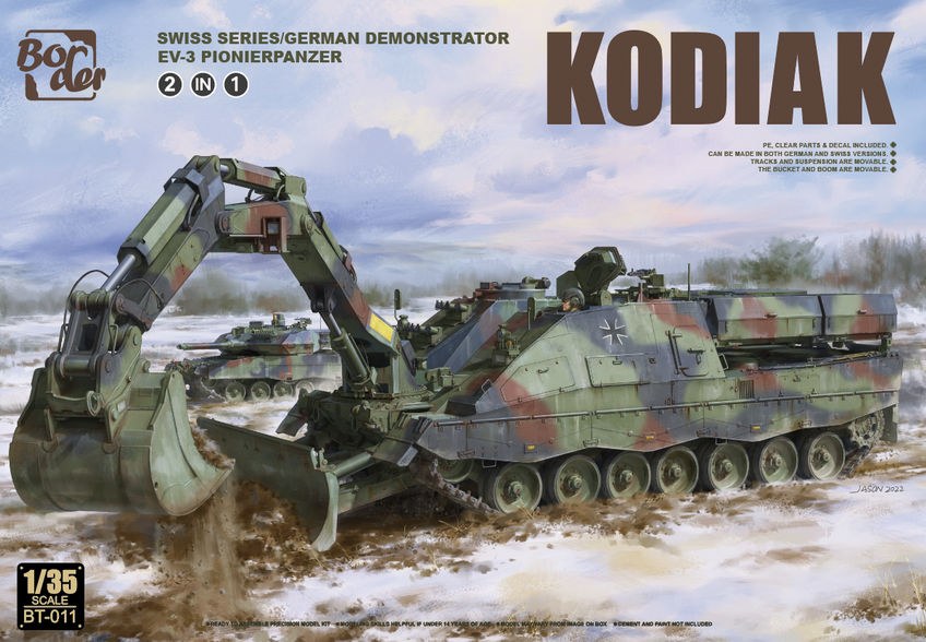 BT014 TIGER I INITIAL PRODUCTION_边境模型 BorderModel
